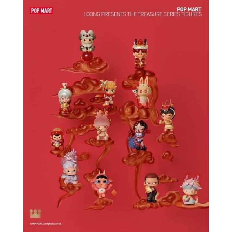 Jual POPMART Loong Presents the Treasure Series Chinese New Year 2024 ...