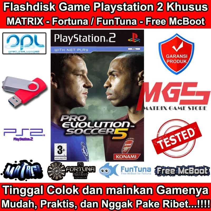 Jual Flashdisk Game PS2 PS 2 PES 5 - Pro Evolution Soccer 5 | Shopee ...