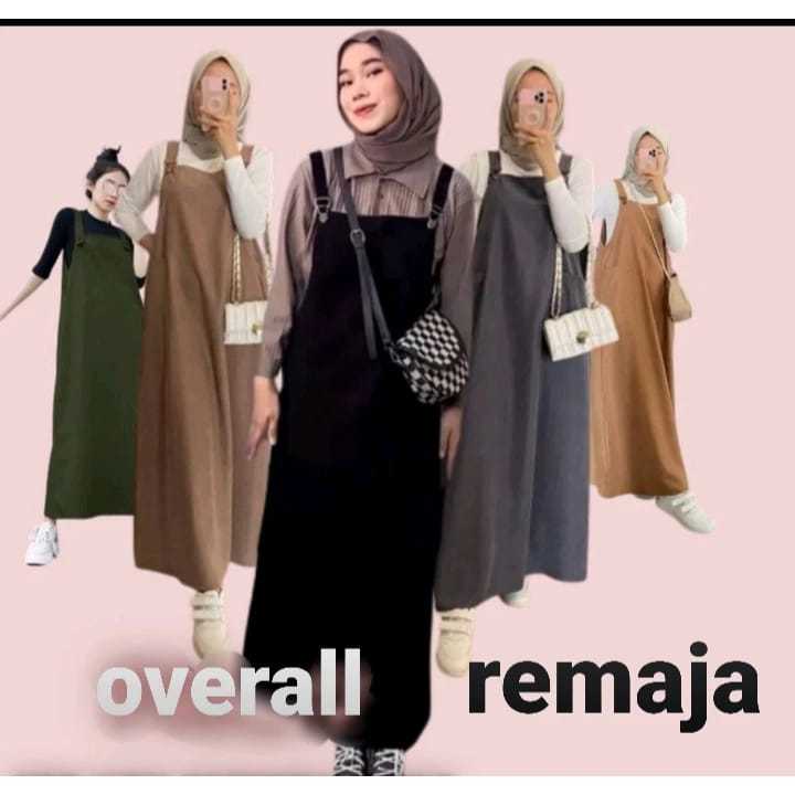 Jual BAJU KODOK OVERALL ROK WANITA REMAJA MOTIF POLOS TERBARU | Shopee ...