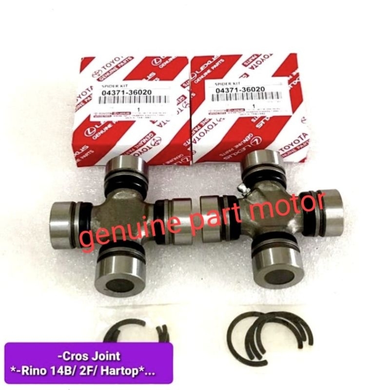 Jual CROSS JOINT/UNIVERSAL JOINT TOYOTA RINO 14B 2F HARTOP HARDTOP (04371-36020) | Shopee Indonesia