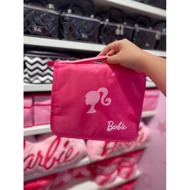 Jual Miniso x Barbie - Toiletry Bag Pouch Barbie | Toiletries Travel ...