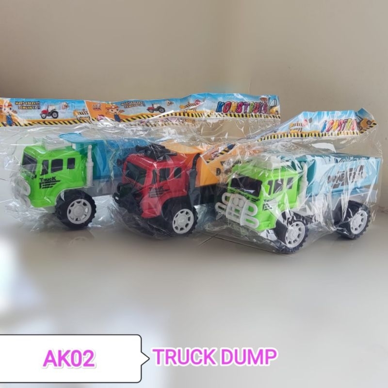 Jual AK02 Truck DUMP ktg, Mainan TRUK DUMP, TRUK DAM, DAM TRUK, TRUK ...