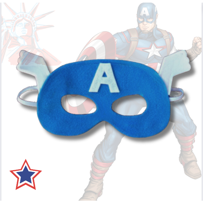 Jual Cosplay mask Topeng flanel CAPTAIN AMERICA hero | Shopee Indonesia