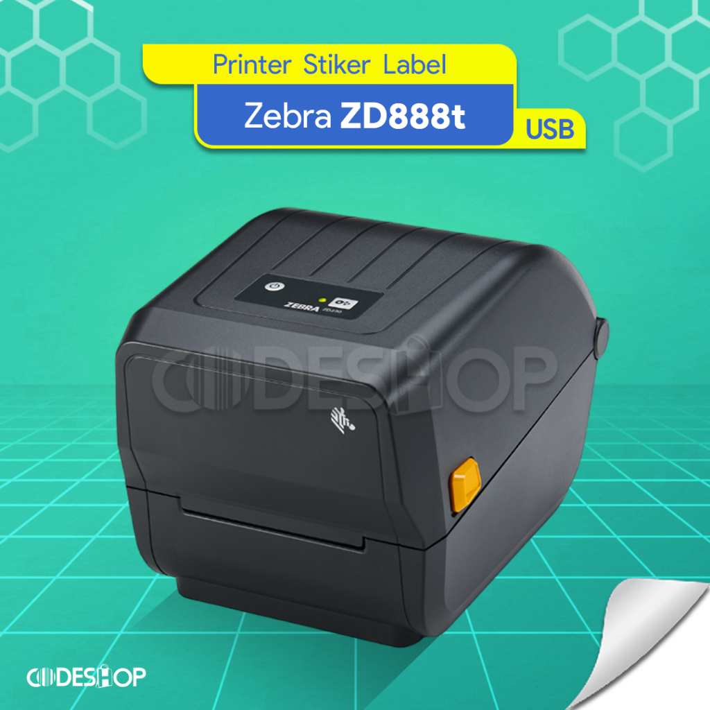 Jual Printer Barcode Zebra ZD888 Cetak Label Produk Harga Resi ...