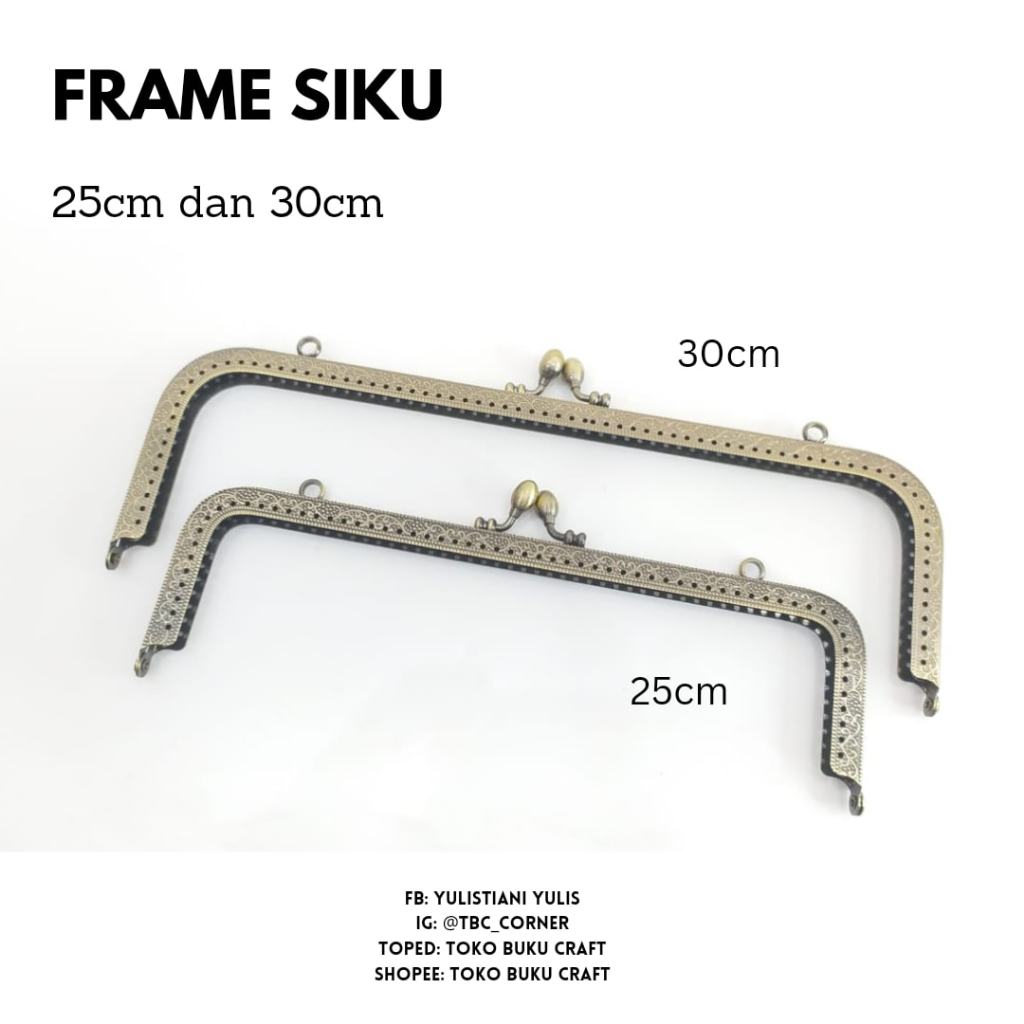 Jual Frame / Behel tas kotak besar kode K001 (25m - 30cm) | Shopee ...