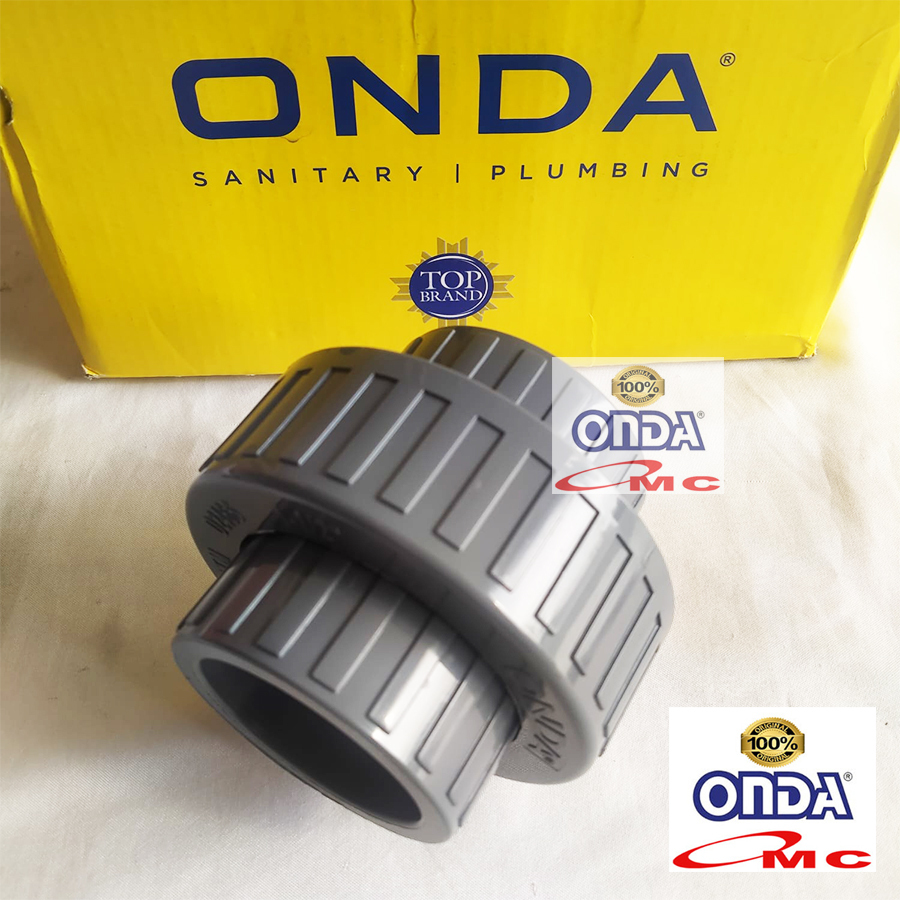 Jual Water Mur Moor Polos Union Socket AW 1 - 1/2 inch PVC Paralon ONDA ...