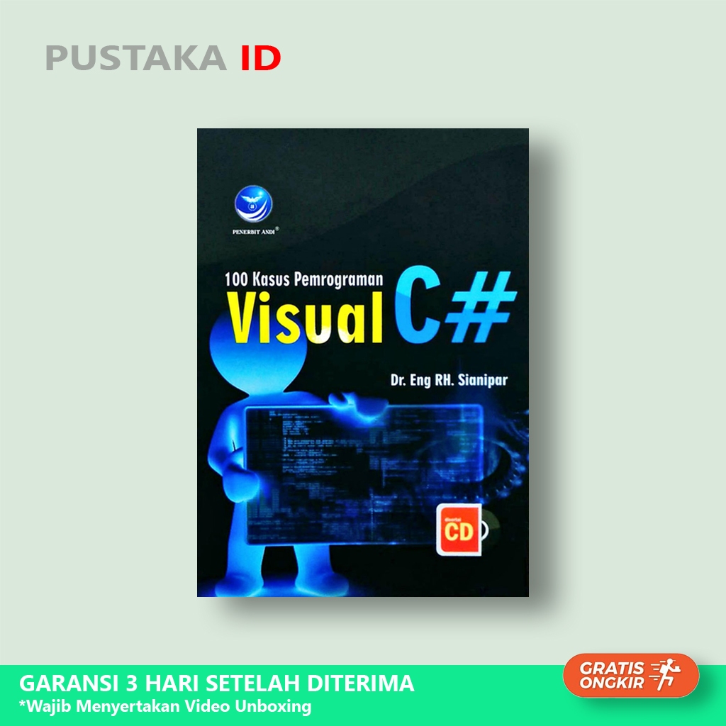 Jual Buku 100 Kasus Pemrograman Visual C# + cd - Original | Shopee ...