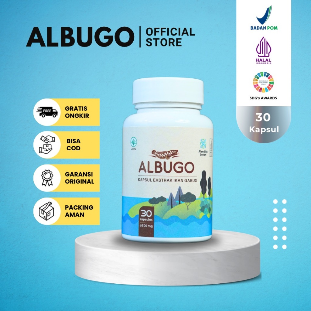 Jual Albugo - Kapsul Albumin Ekstrak Ikan Gabus 1 Botol isi 30 Kapsul ... Jual Albugo - Kapsul Albumin Ekstrak Ikan Gabus 1 Botol isi 30 Kapsul ...