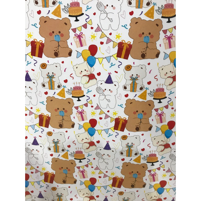 Jual Kertas Kado Motif Cewek dan Cowok(MOHON DITULIS DI NOTE JIKA MAU ...