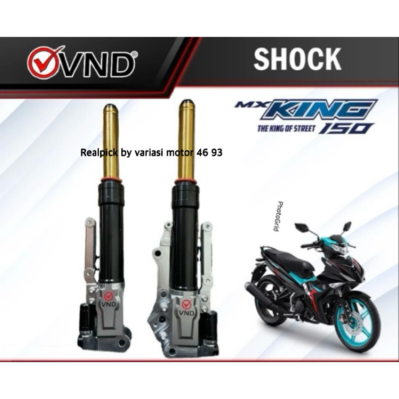 Jual suspension shock vnd ak111 mx king shockbreaker depan vnd mx king ...