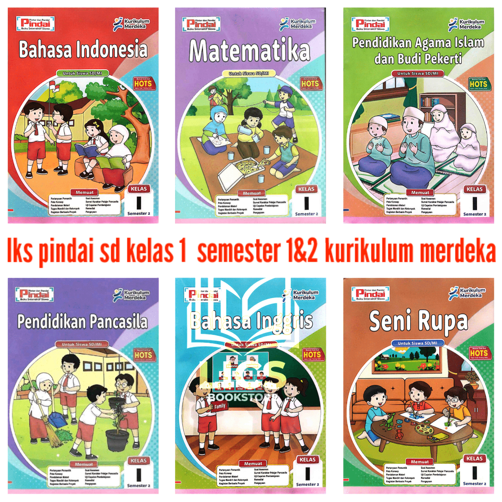 Jual Buku Lks Pindai Sd Kelas 1 Semester 1 dan 2 Kurikulum Merdeka Cv Arya Duta | Shopee Indonesia