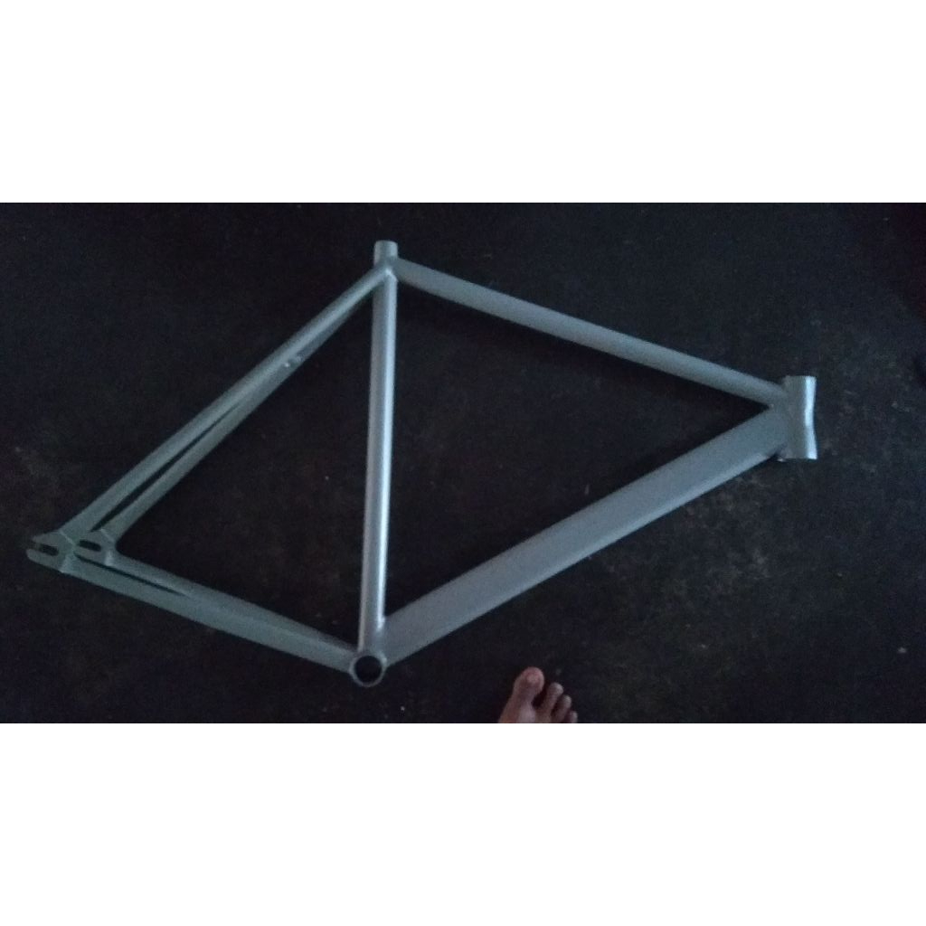 Jual frame fixie silver seperti cinelli mash | Shopee Indonesia