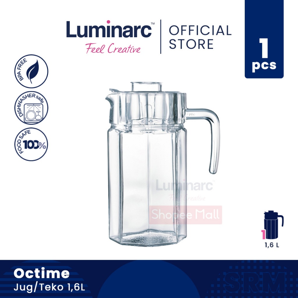 Jual LUMINARC Jug/Teko Octime 1,6L - 1pcs | Shopee Indonesia