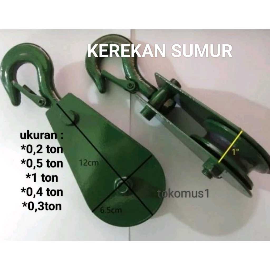 Jual KEREKAN / KATROL CATROL TIMBA SUMUR KAPAL BESI 200KG 300KG 400KG ...