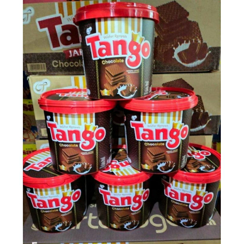 Jual Wafer Tanggo Jar Coklat / Waffle Jar 1 dus isi 6 Lebaran | Shopee ...