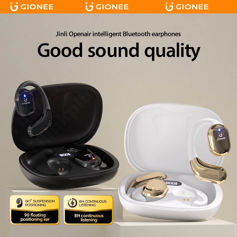Jual Gionee JL001 headset Bluetooth nirkabel TWS Bluetooth V5.3 headset terpasang di telinga ...