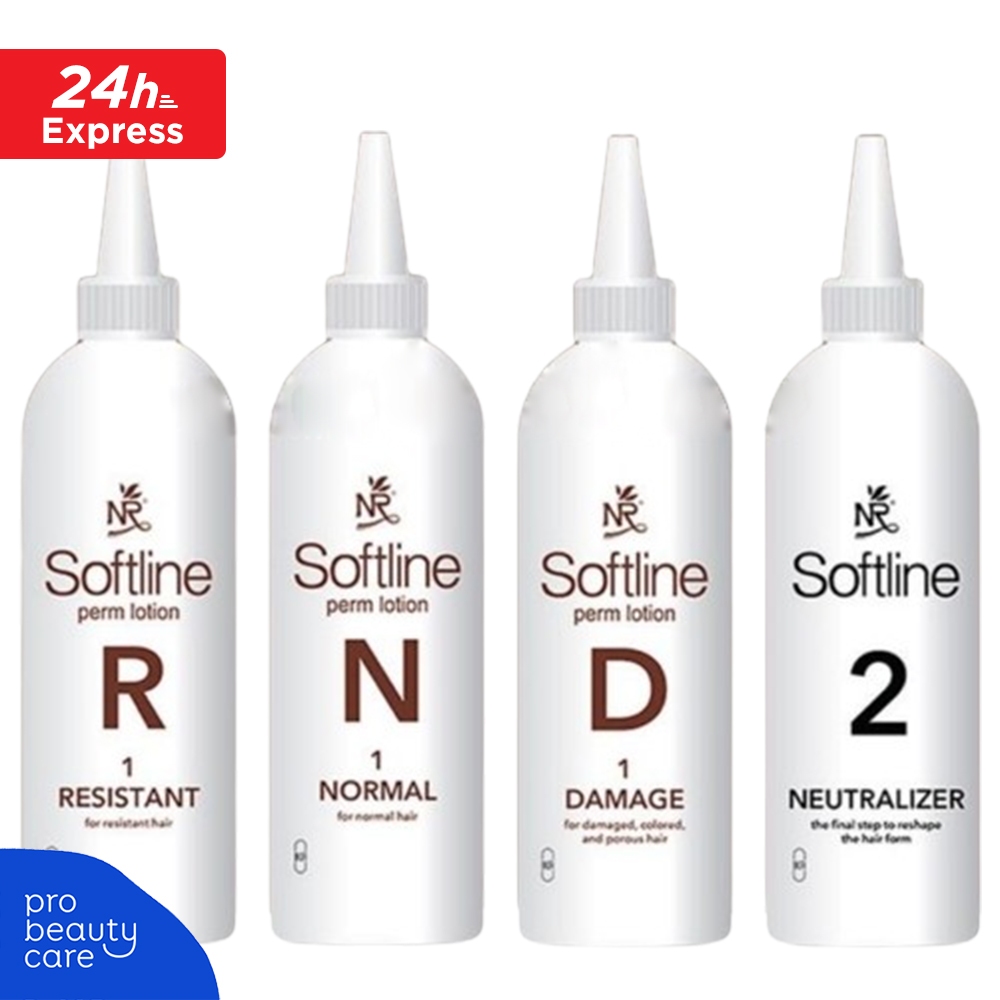 Jual NR - Softline Perm Lotion (400 ml) & Neutralizer (400 ml) | Shopee ...