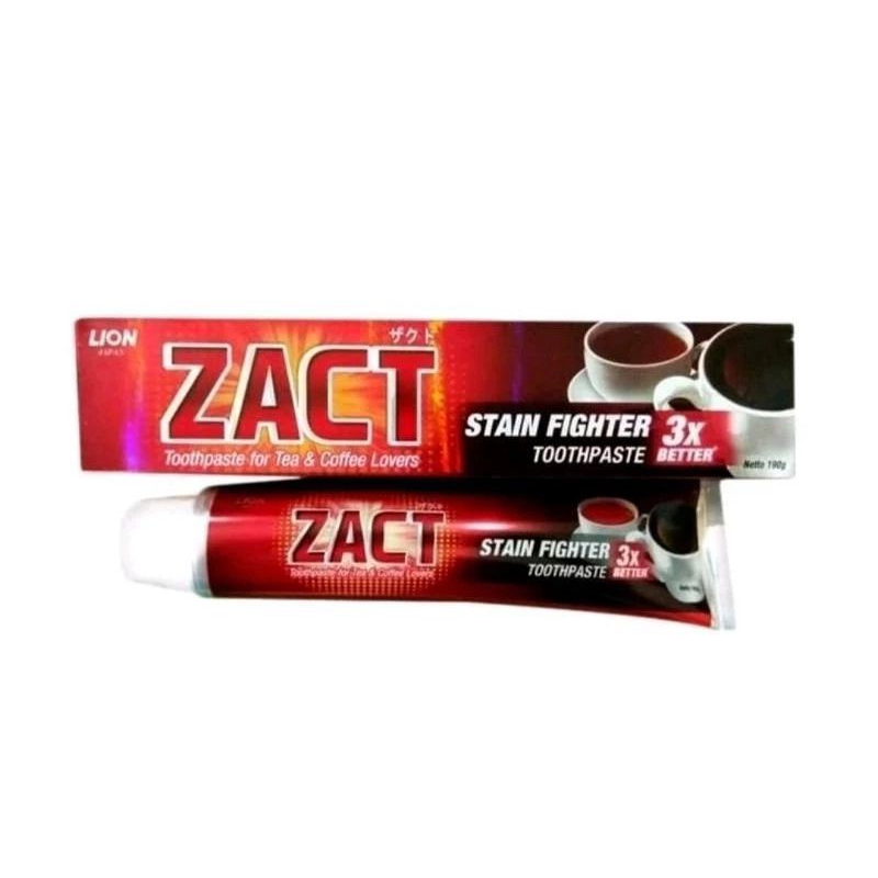 Jual Zact Stain Fighter Pasta Gigi 190g | Shopee Indonesia