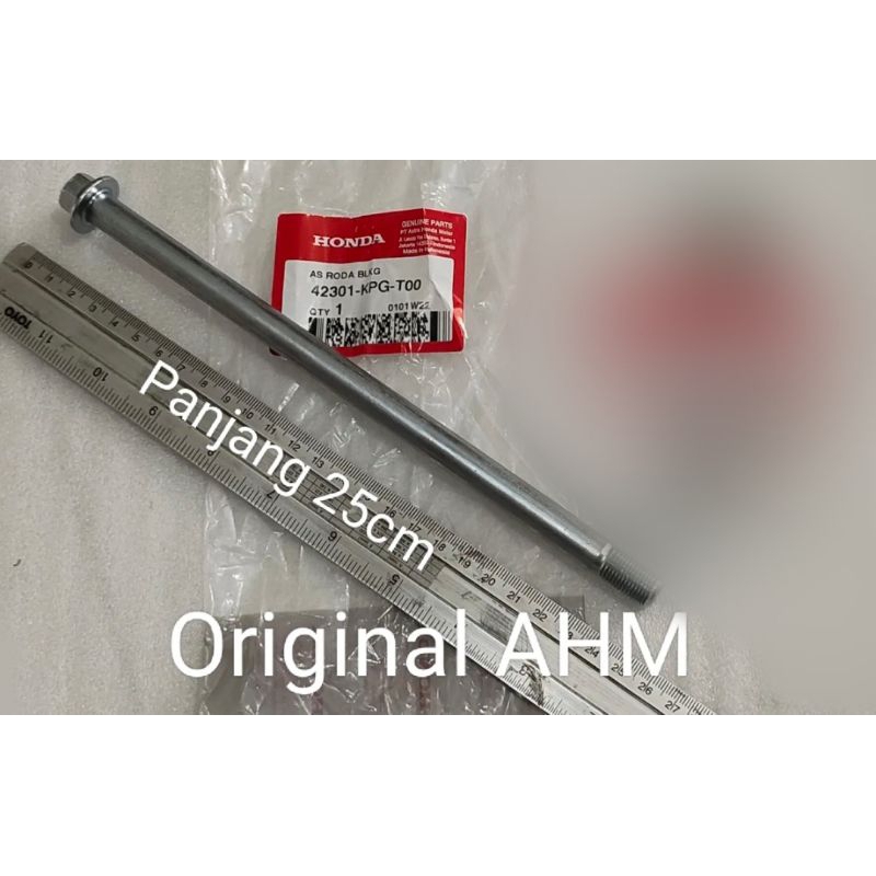 Jual As Roda Belakang Honda Supra X 125 helm in ori AHM original Honda ...