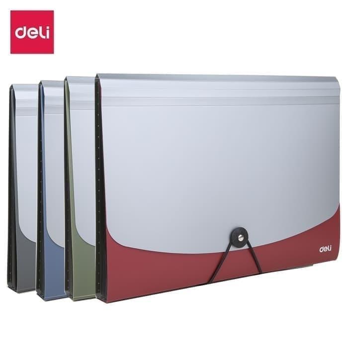 Jual DELI map dokumen A4 dompet plastik organizer map dompet dokumen keeper Expanding File ...