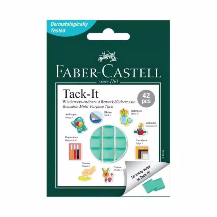 Jual Tack-It 30 Gram Green 187052 / Karet Perekat Serbaguna Faber ...