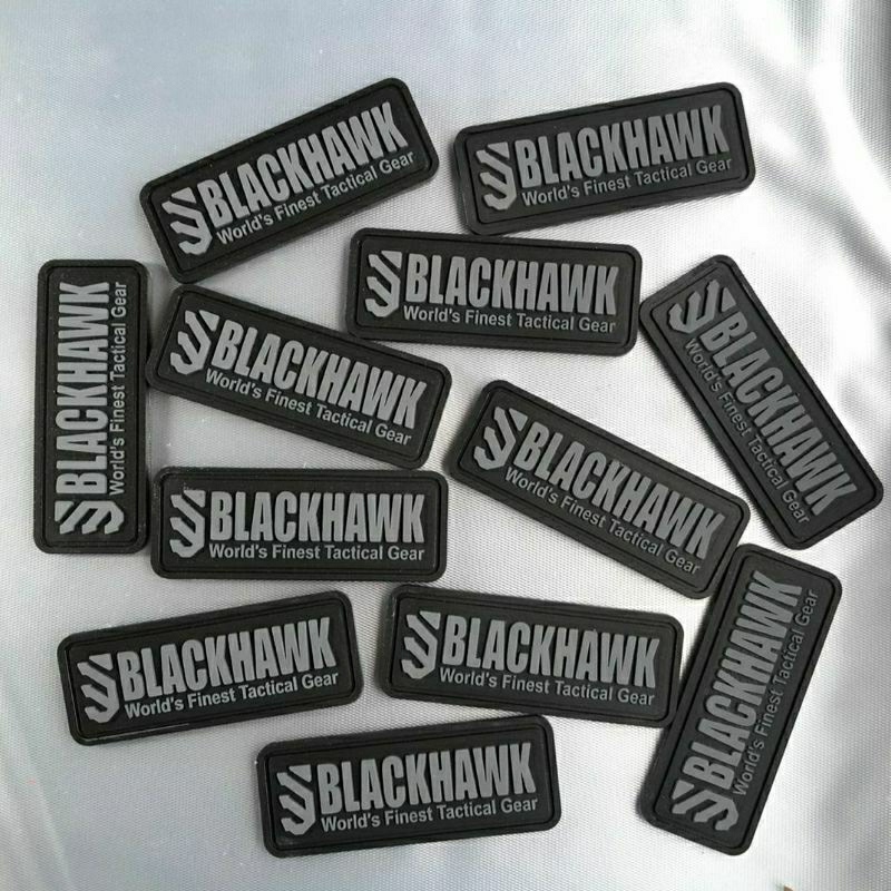 Jual [PATCH] Label Karet Tactical Blackhawk (1 Lusin/12 pcs) | Shopee ...