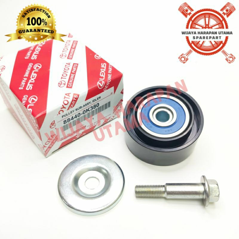 Jual Bearing Pulley Pully Idler AC Tensioner Fan Belt Toyota Innova ...