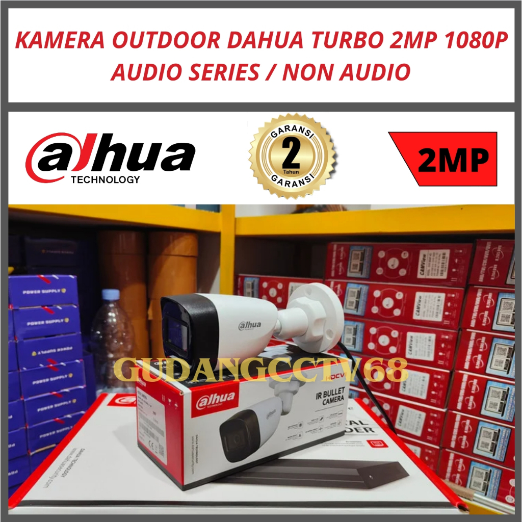 Jual KAMERA CCTV DAHUA OUTDOOR 2MP TURBO 1080P AUDIO SERIES - CAMERA ...