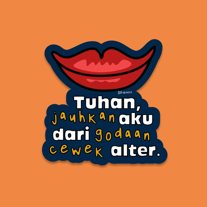 Jual Stiker Cewek Alter | Raina Pulang | Shopee Indonesia