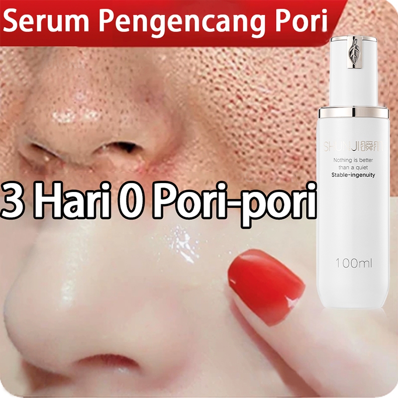 Jual Mengecilkan poripori wajah Menghilangkan bekas jerawat serum SHUNJI Pelembab wajah 100ML ...