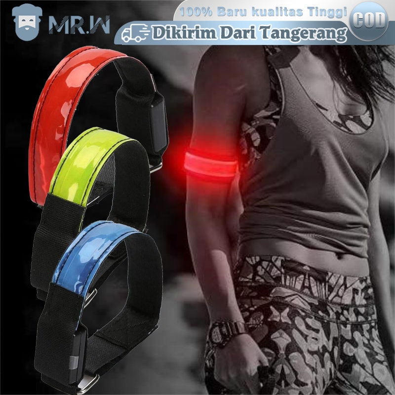 Jual 2pcs/set Armband Olahraga Led Sport Arm Band Armband Running Lampu ...