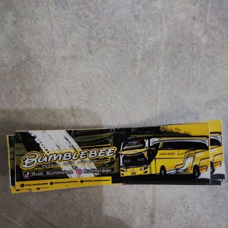 Jual STICKER BUS BUMBLEBEE 1 pcs | Shopee Indonesia