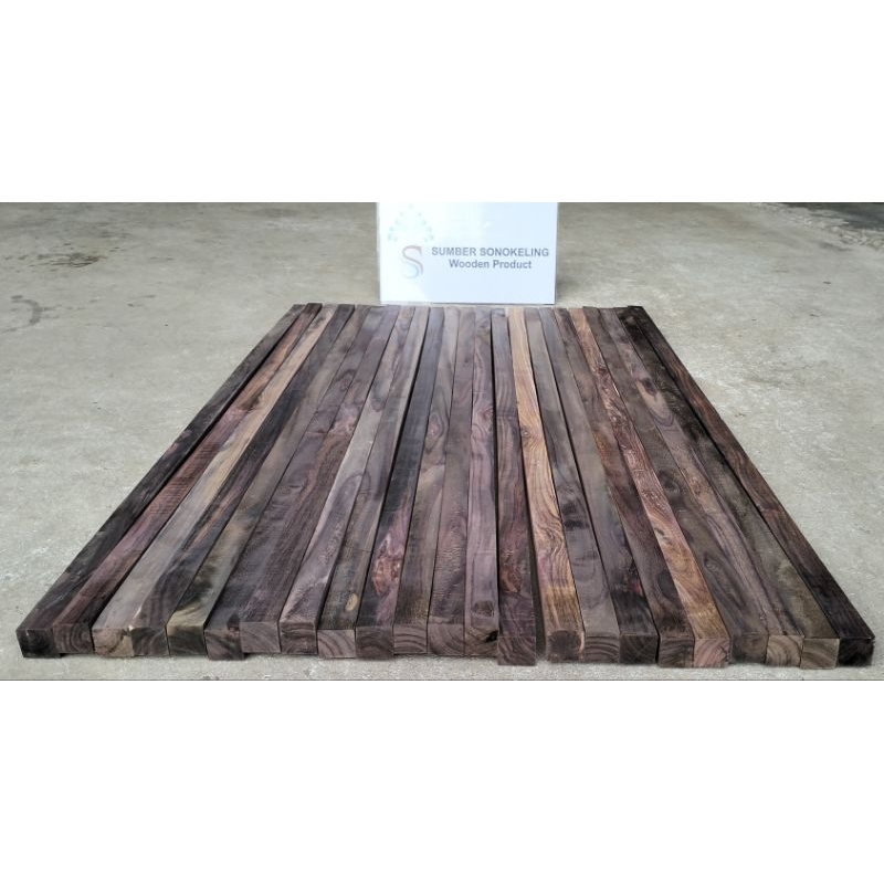 Jual Kayu SONOKELING Tebal 2,5cm Lebar 2,5cm Panjang 70cm & 100cm ...