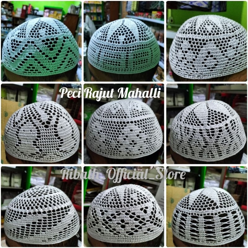 Jual [Best Seller]Peci Rajut Mahali Lokal Super New Motif(Harap Cantumkan No.Size yg biasa ...