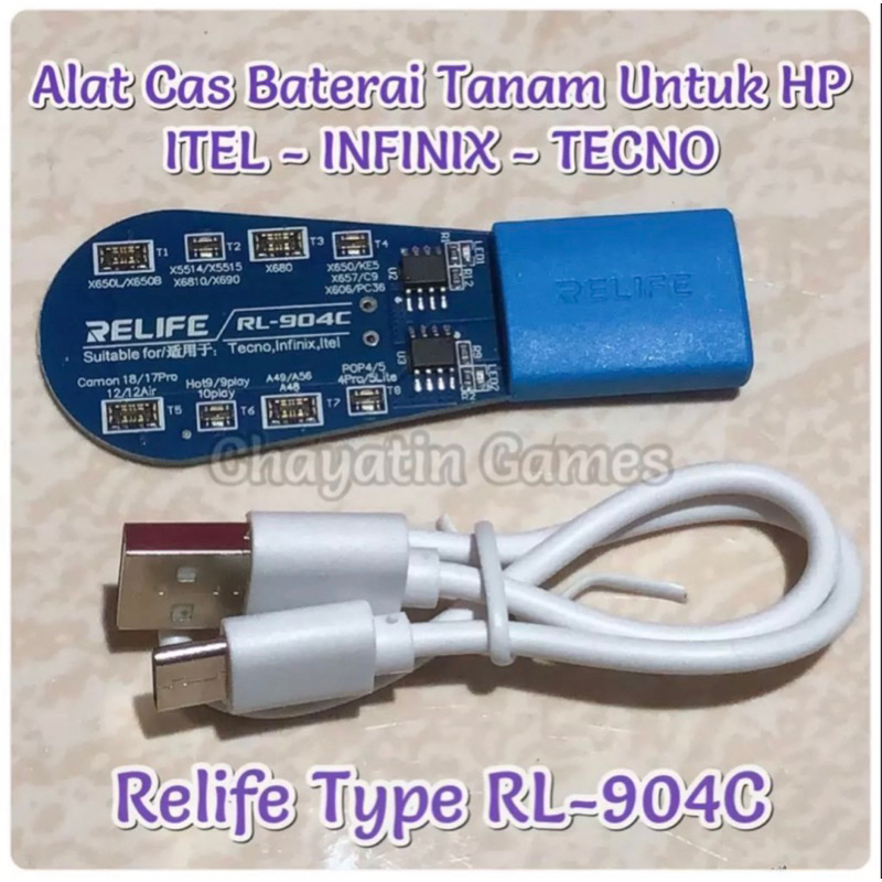 Jual Alat Cas / Charger Baterai Tanam Merk Relife RL- 94C Untuk Baterai ...