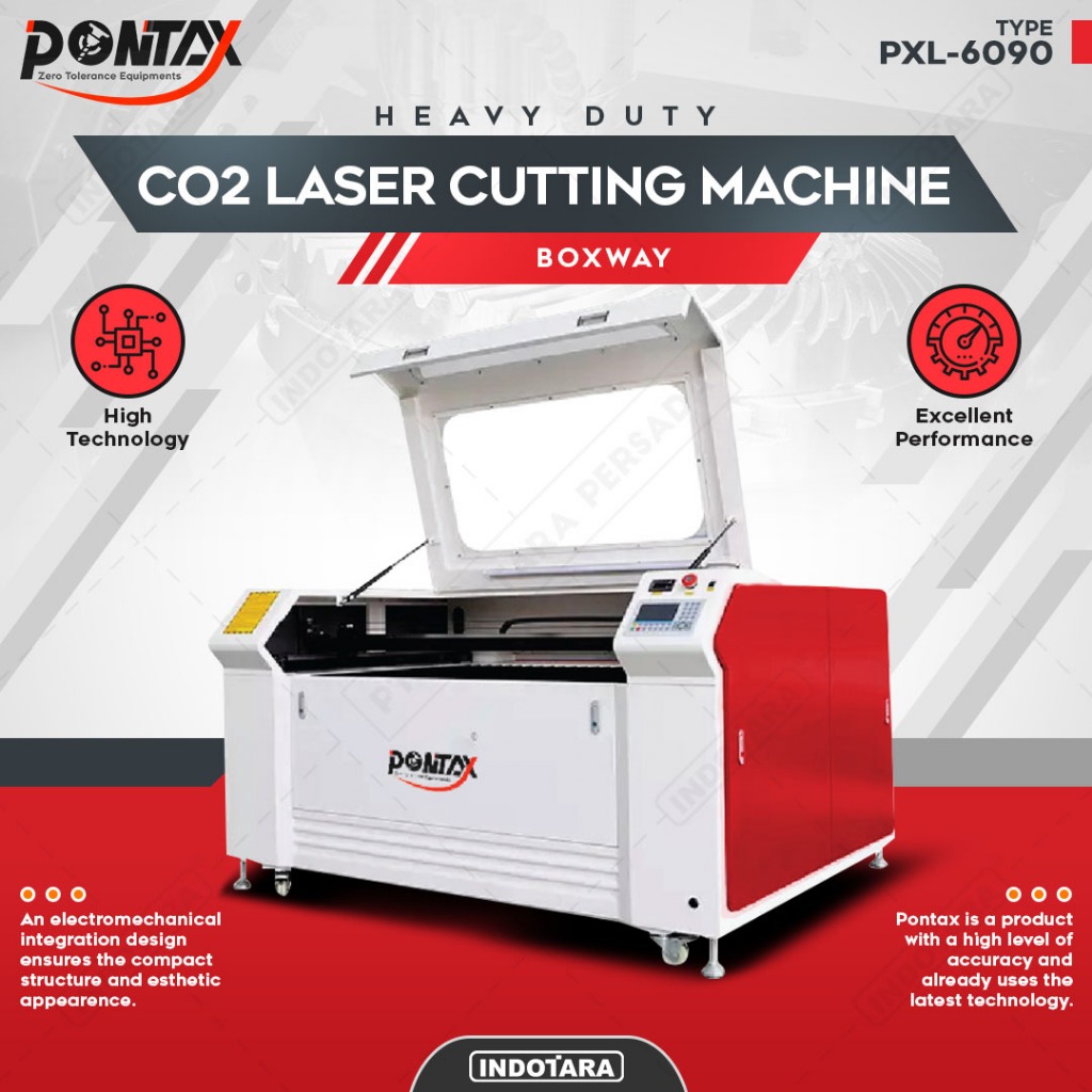 Jual Mesin CO2 Laser Cutting Machine PONTAX PXL-6090 W6 | Shopee Indonesia