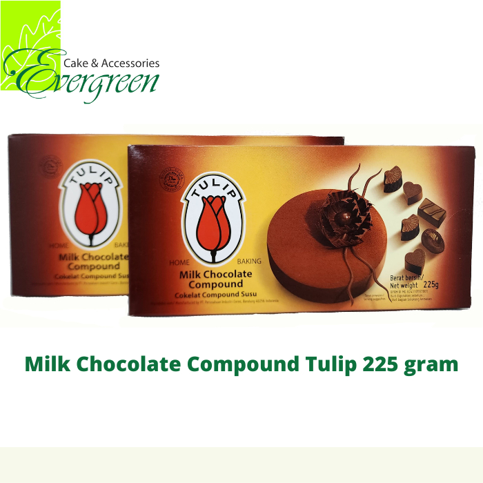 Jual Tulip Milk Compound Chocolate, Coklat Susu 225g | Shopee Indonesia
