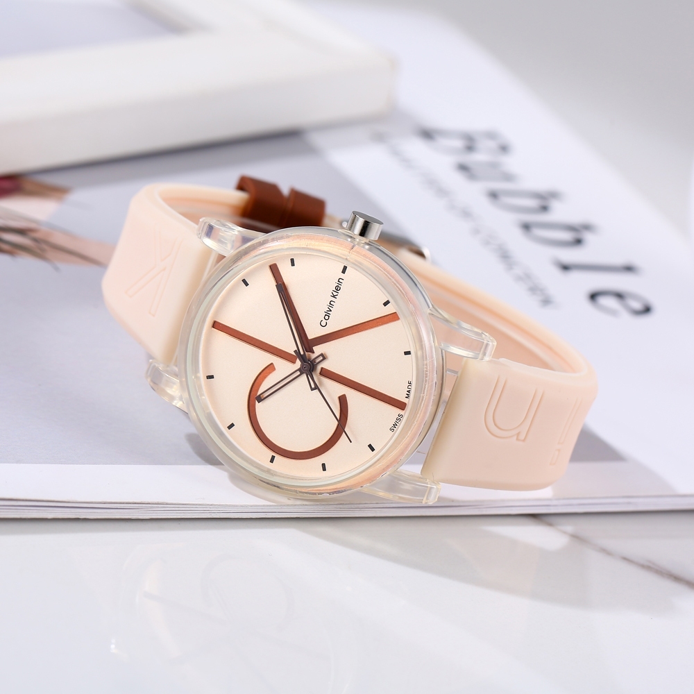 Jual Jam Tangan Wanita Pria Unisex Tali Rubber Analog Quartz ...
