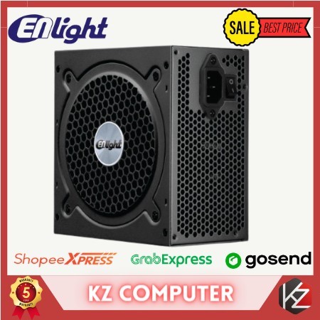 Jual PSU ENLIGHT 550W BLACKSILVER 80+ Bronze Modular Power Supply 550 ...