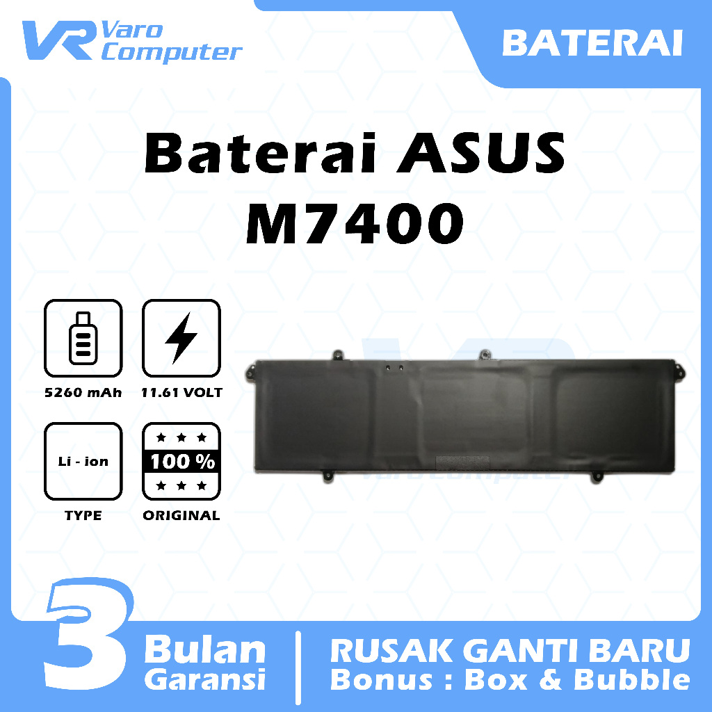 Jual BATERAI LAPTOP ASUS VivoBook Pro M7400 SN:C31N2019 ORIGINAL | Shopee Indonesia