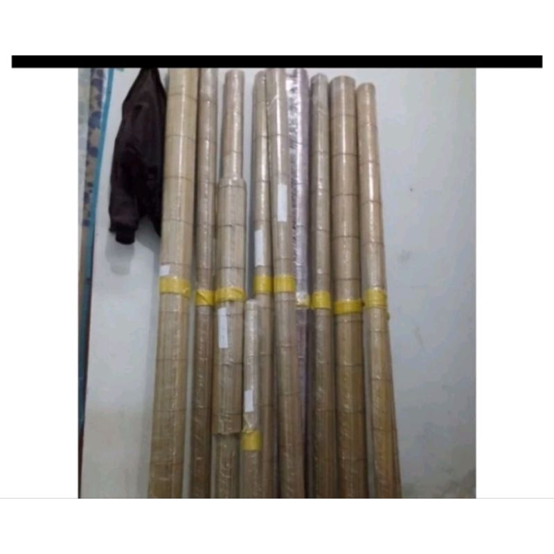 Jual KEREY/TIRAI KULIT BAMBU SAWIT OUTDOOR ukuran 2x2 Meter lengkap Tali penggulung | Shopee ...