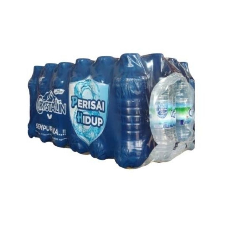 Jual Crystaline Air Mineral botol 600 ml 1 dus isi 25 botol | Shopee ...
