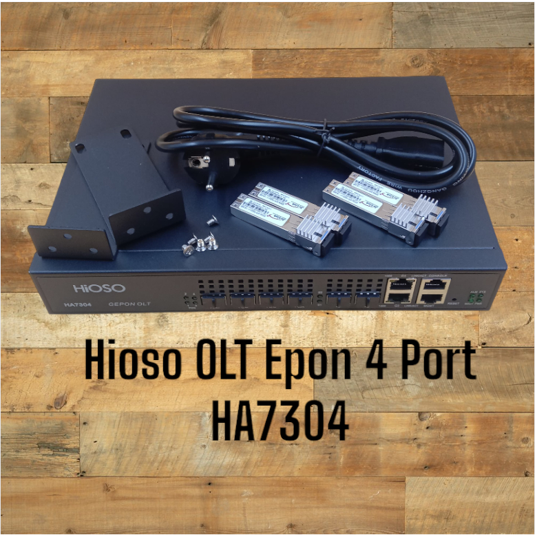 Jual OLT Epon Hioso HA7304 4 Port + SFP 4 PCS PX20+++ 8db | Shopee ...