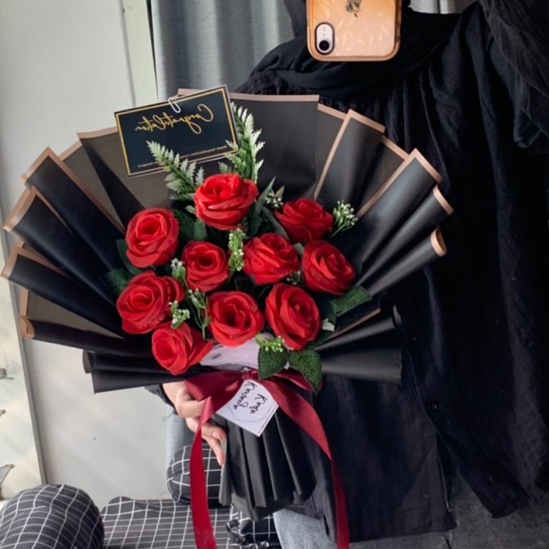 Jual READY STOCK Buket wisuda | Bouquet Bunga Artificial (awet anti ...
