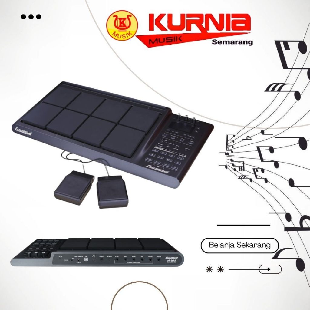 Jual Carlsbro Octo A / Octo-A / Octo A Drumpad Percusion Free Stand & Stick | Shopee Indonesia