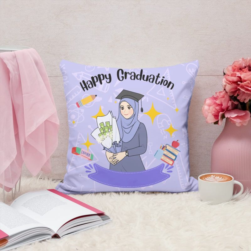 Jual Bantal Custom Graduation / Souvenir Bantal Printing Graduation ...