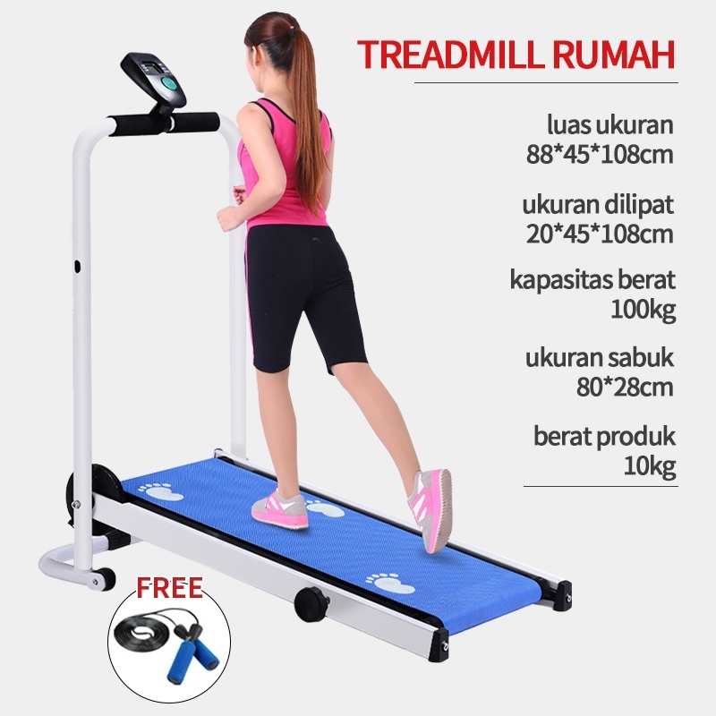 Jual Treadmill Manual Multifungsi Alat Olahraga Treadmill Olahraga ...
