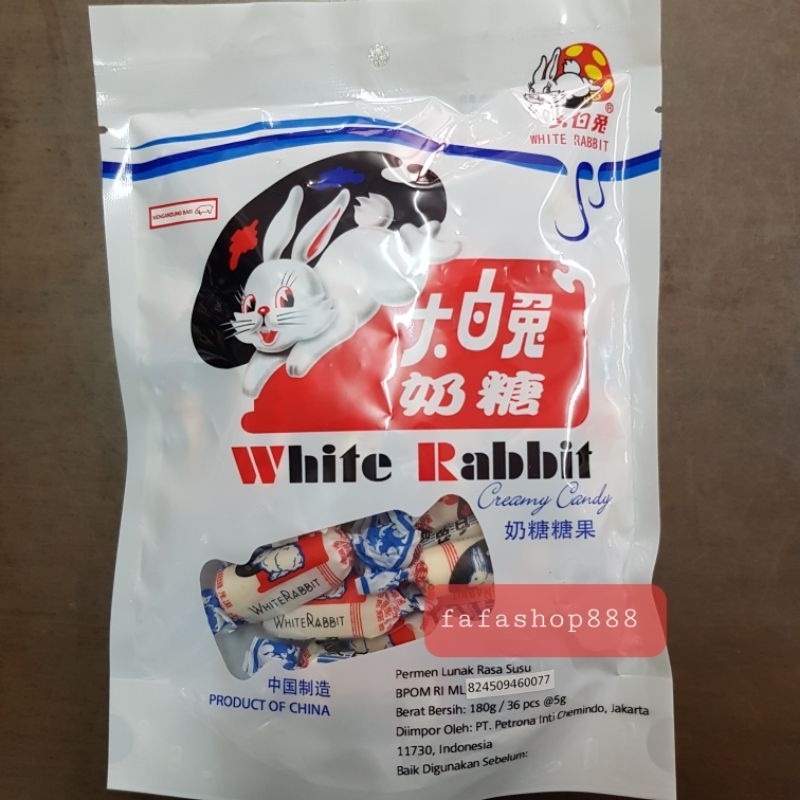 Jual Permen rasa susu White Rabbit creamy candy 180gr | Shopee Indonesia