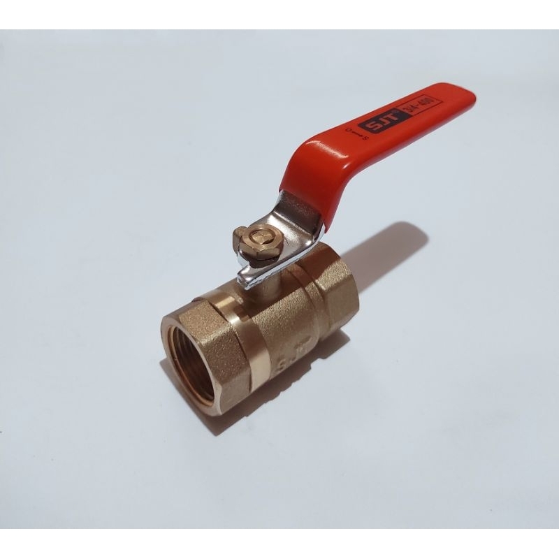 Jual ball valve 3/4 inch / stop keran kuningan 3/4 inch sjt | Shopee ...