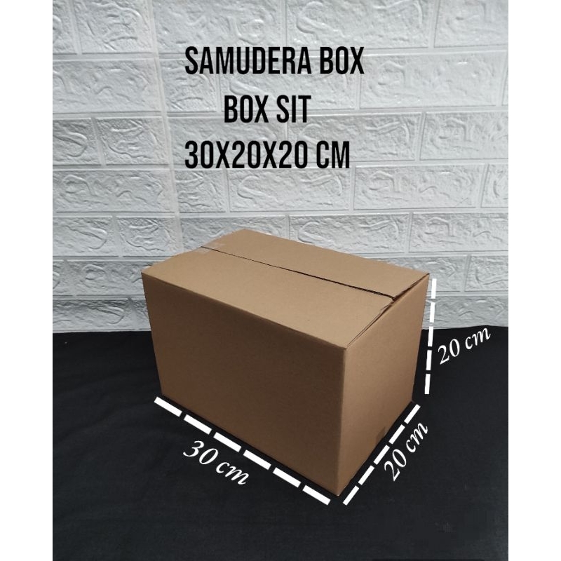 Jual kardus karton box uk 30x20x20 cm ST sheet singgle wall polos ...